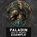 Paladin Oath of Ancients Token Frame for Roll20 Token Border for Dnd ...