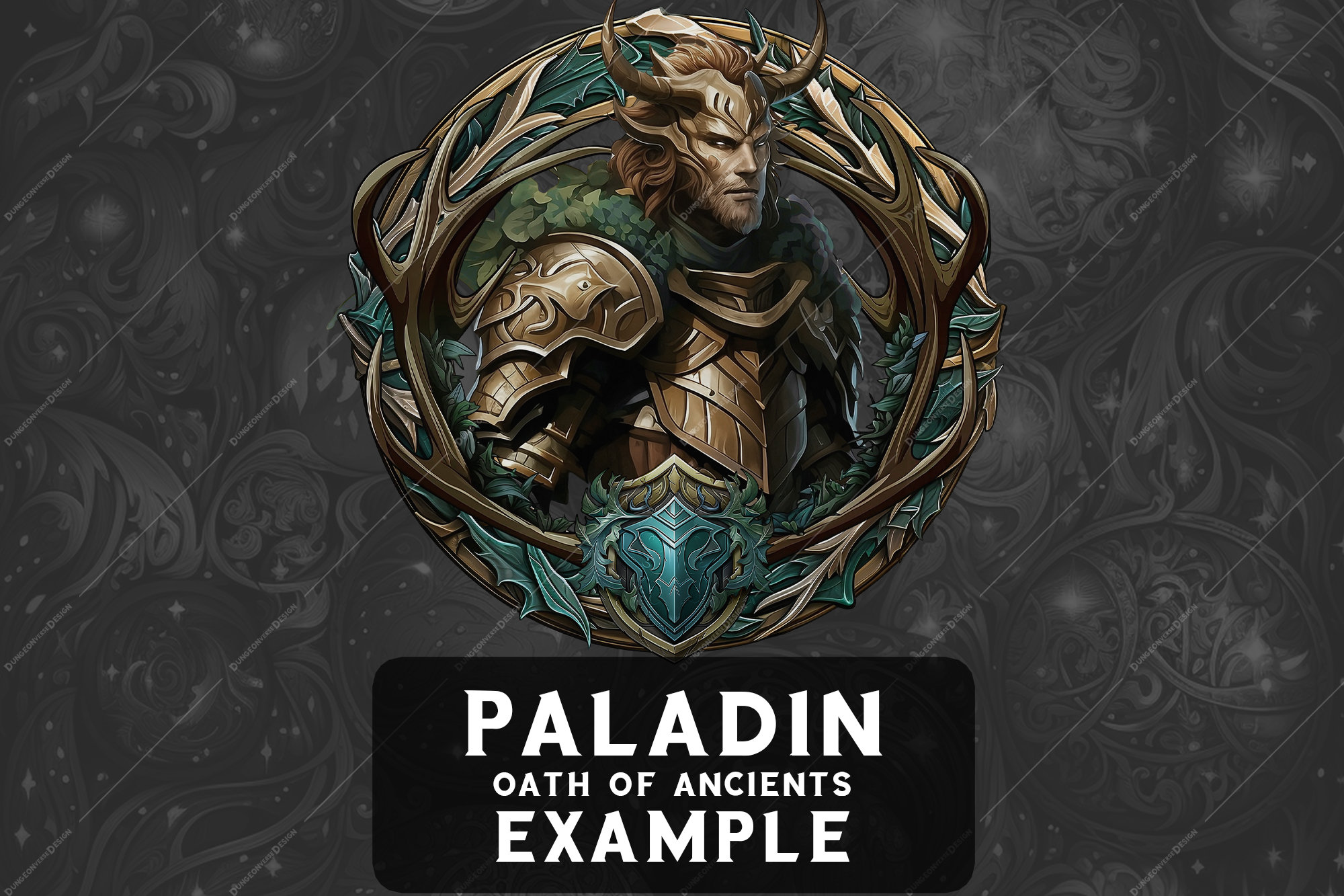 Paladin Oath of Ancients Token Frame for Roll20 Token Border for Dnd ...