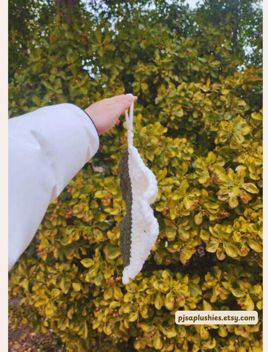 Monstera Albo Crochet Pattern: Swiss Cheese Leaf (english PDF Pattern ...
