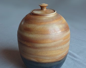 Handmade Ceramic Cremation Urn for Ashes Burial Container Memorial Urn ...