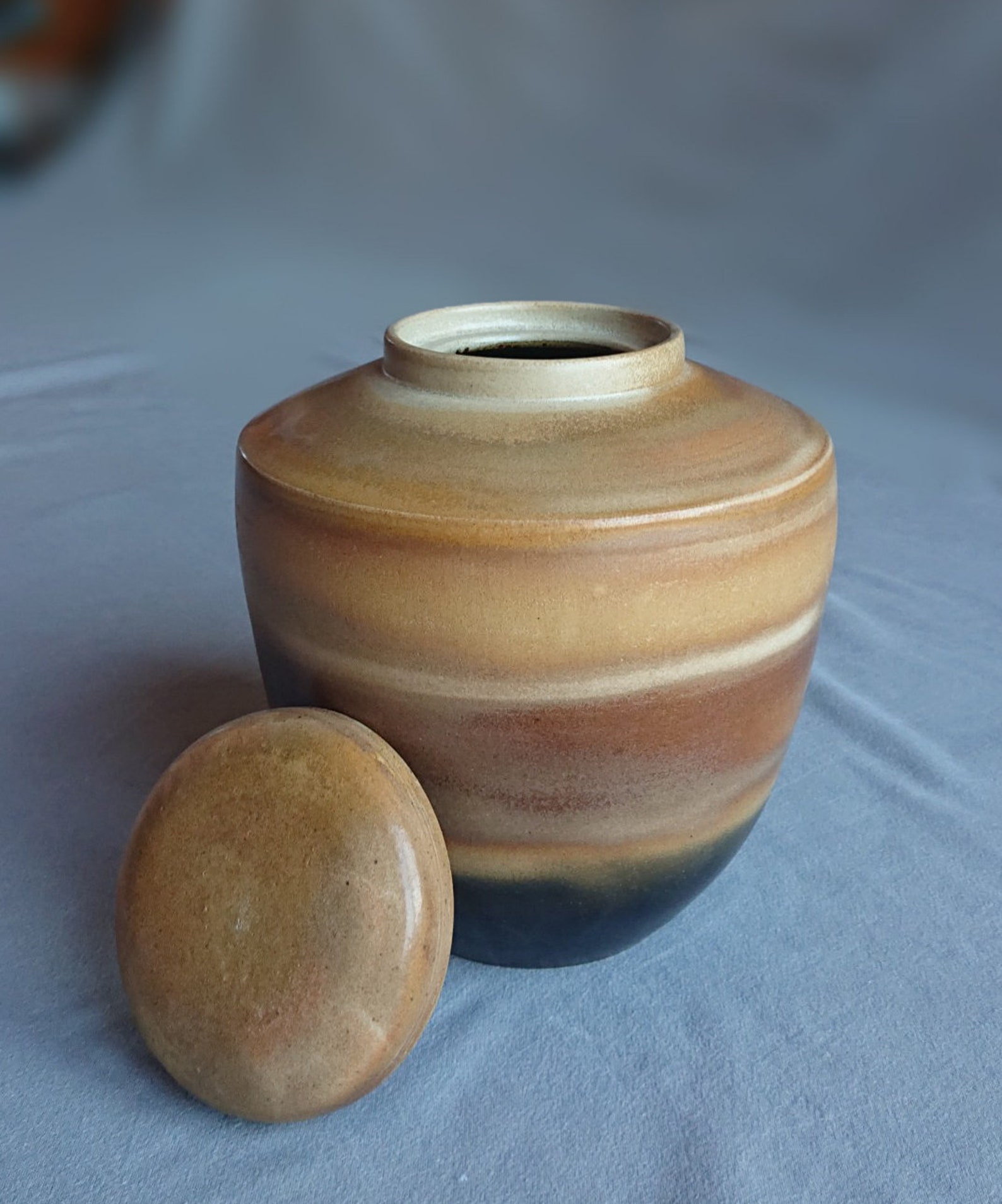 Handmade Ceramic Cremation Urn for Ashes Burial Container Memorial Urn ...