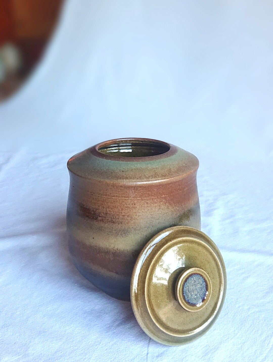 Handmade Ceramic Cremation Urn for Ashes Burial Container Memorial Urn ...