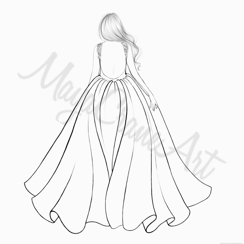 Instant Download, Fashion-themed Coloring Page, Kids/adult Coloring ...