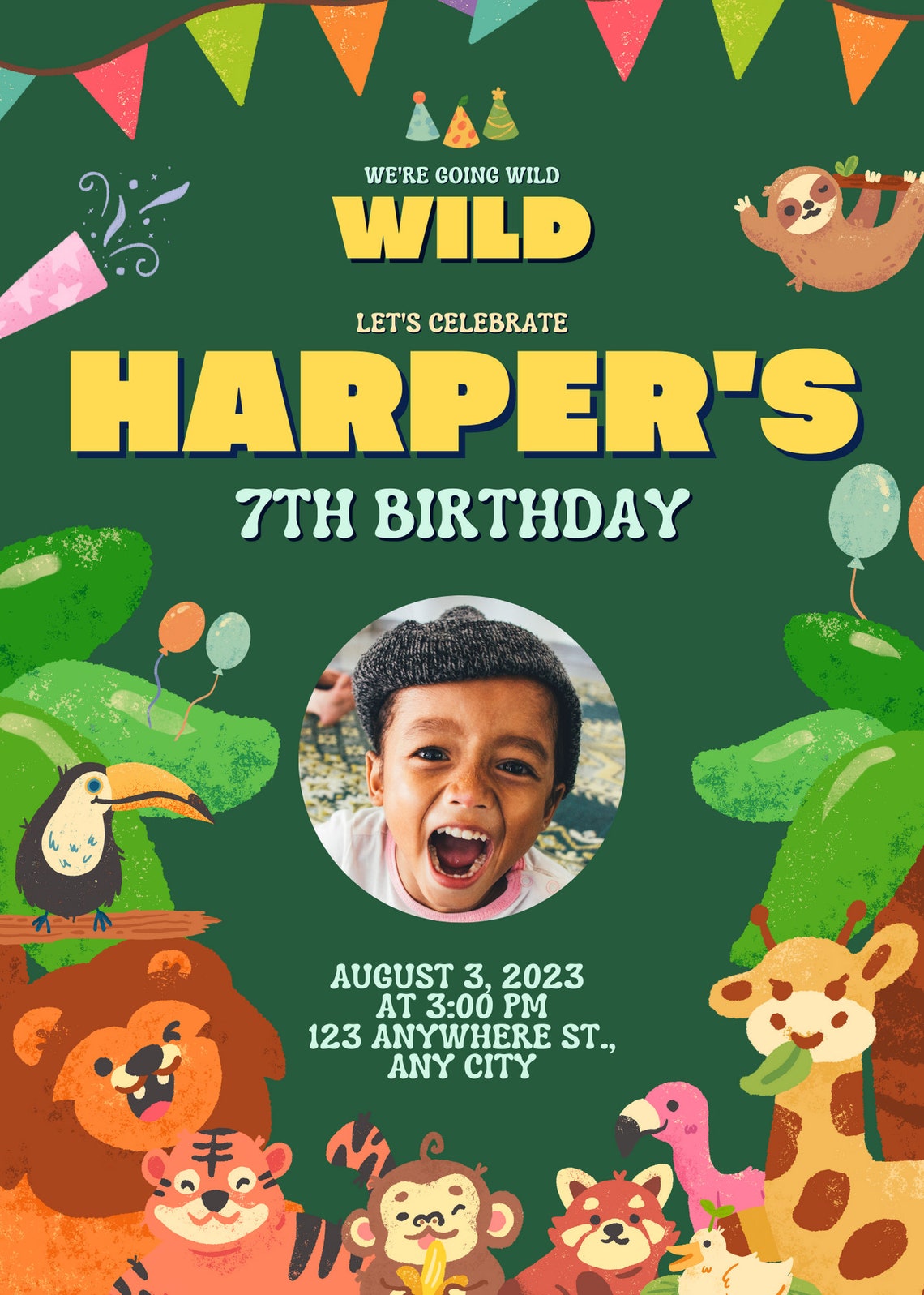 Printable Birthday Card, Instant Download Cards for Birthday, Birthday ...