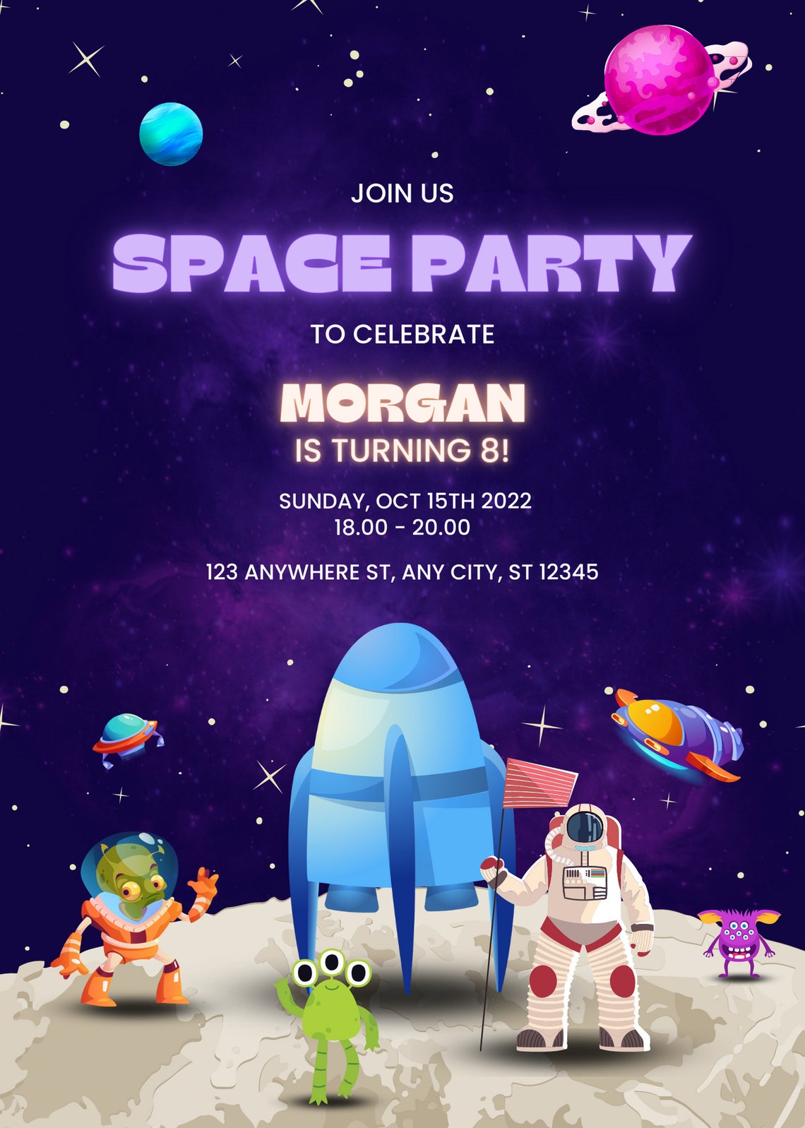 Printable Birthday Card, Instant Download Cards for Birthday, Birthday ...