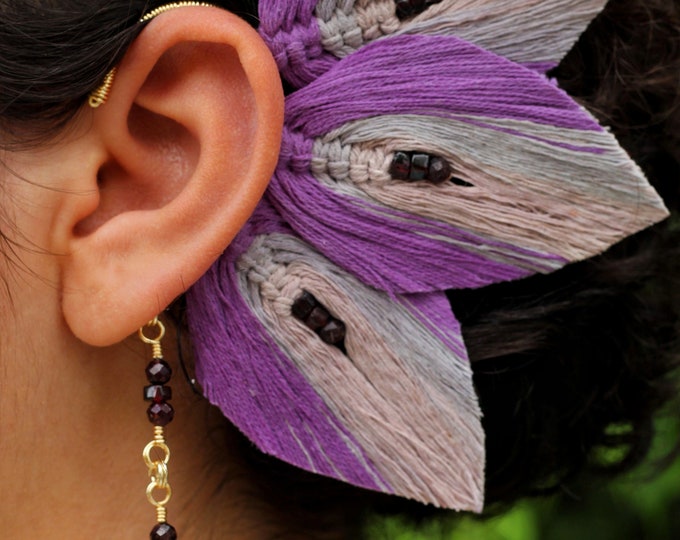 Thread Copilli, Dyed With Cochineal and Garnet/ Thread Feather ...