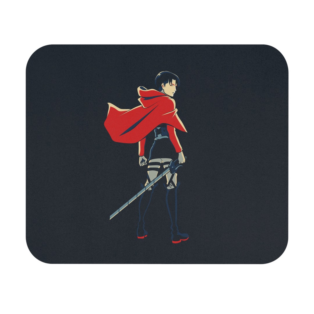 Minimalist Levi Ackerman Mousepad - Etsy