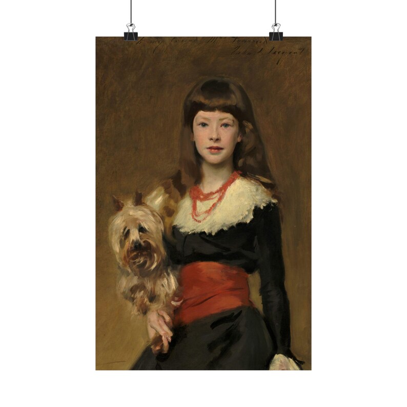 Miss Beatrice Townsend, 1882 - John Singer Sargent - American - Matte ...