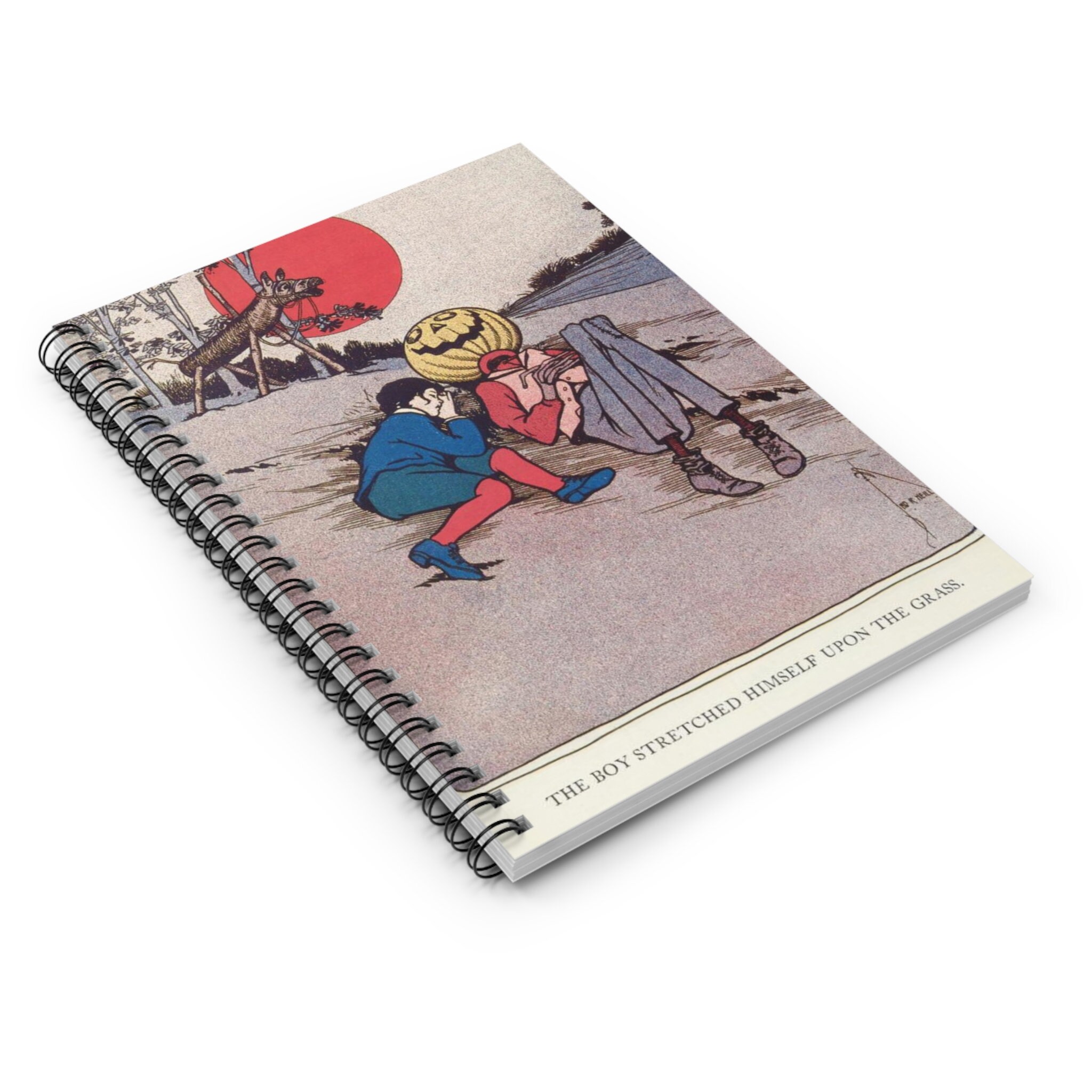 Tip, the Saw Horse and Jack Pumpkinhead Notebook - Ruled Line ...