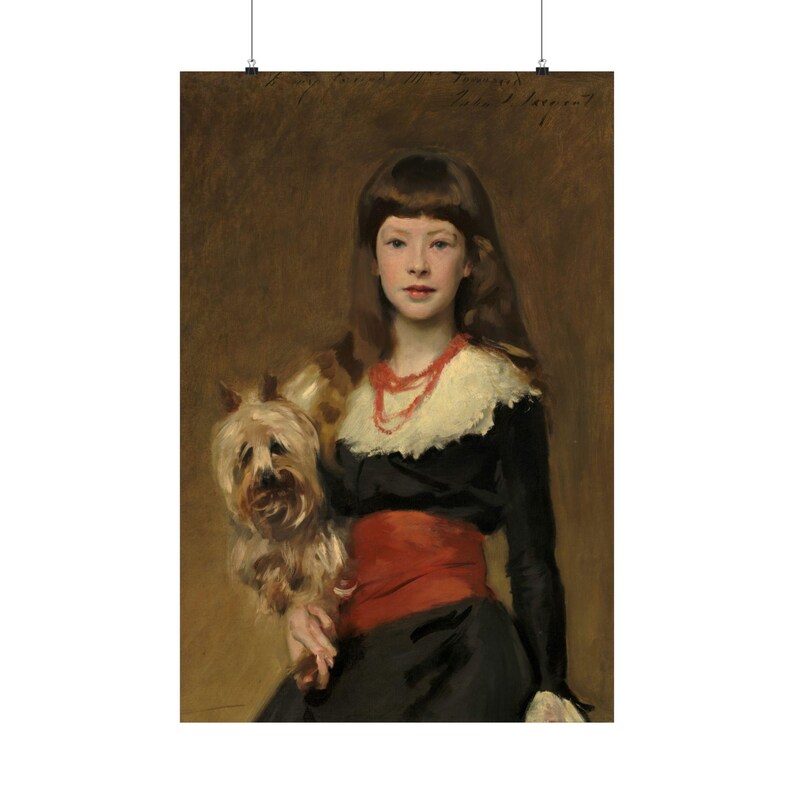 Miss Beatrice Townsend, 1882 - John Singer Sargent - American - Matte ...