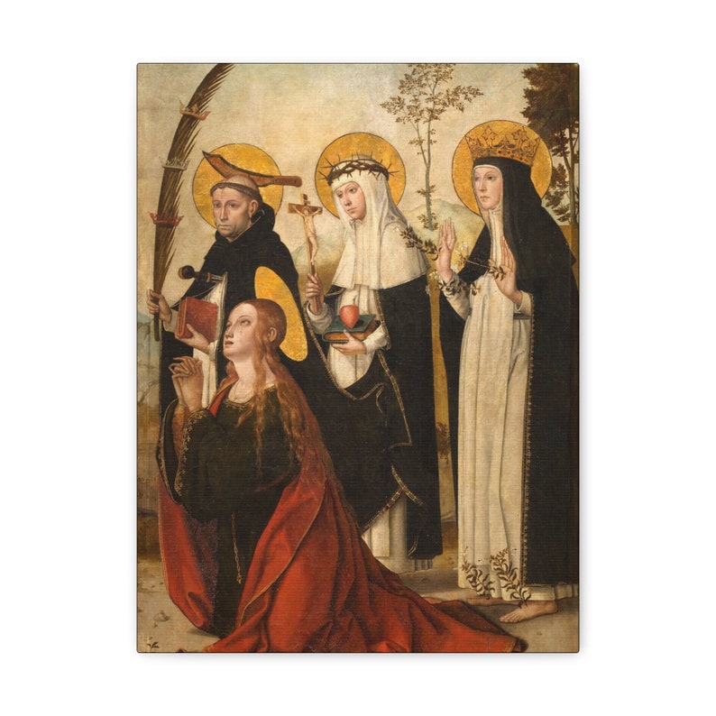 Mary Magdalene, Peter of Verona, Catherine of Siena and Margaret of ...