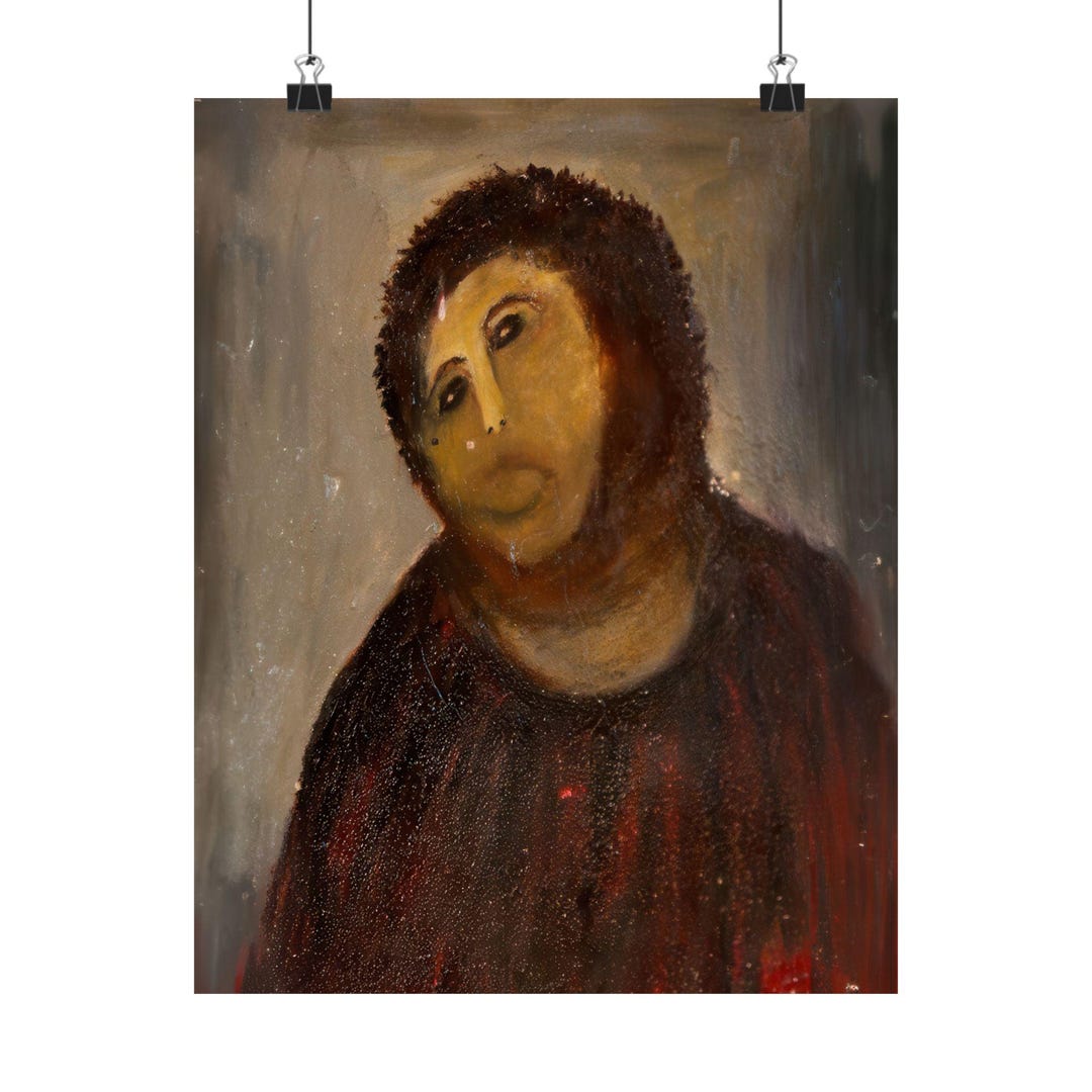 Potato Christ - Potato Jesus - Internet Meme Art - Matte Vertical ...