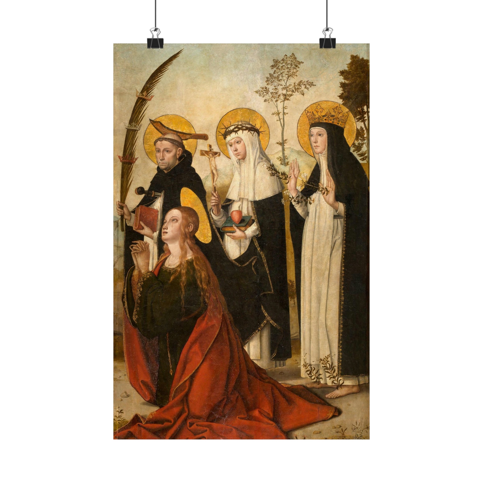 Mary Magdalene, Peter of Verona, Catherine of Siena and Margaret of ...