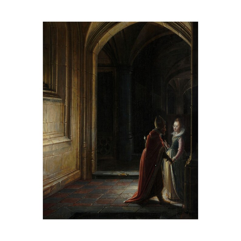 Esther and Mordecai, 1616 - Hendrick Van Steenwijk the Younger ...