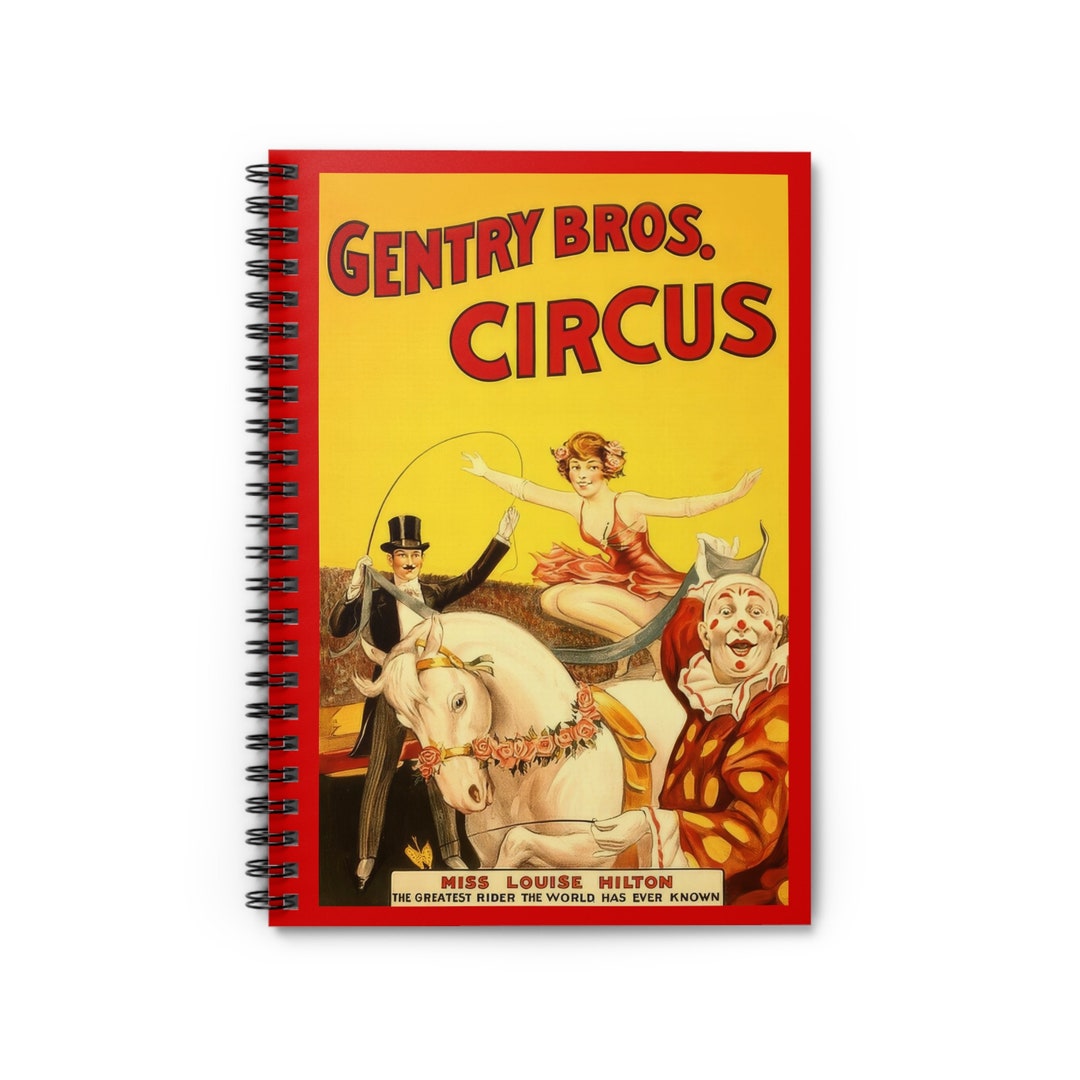 Gentry Brothers Circus Reproduction Print Lined Journal - Reproduction ...