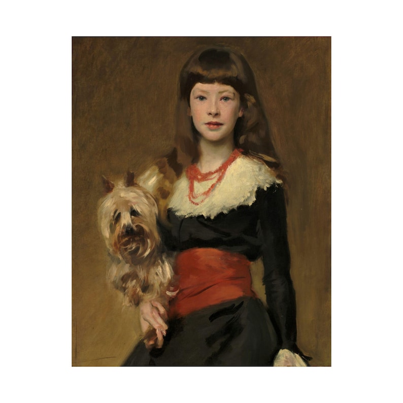 Miss Beatrice Townsend, 1882 - John Singer Sargent - American - Matte ...