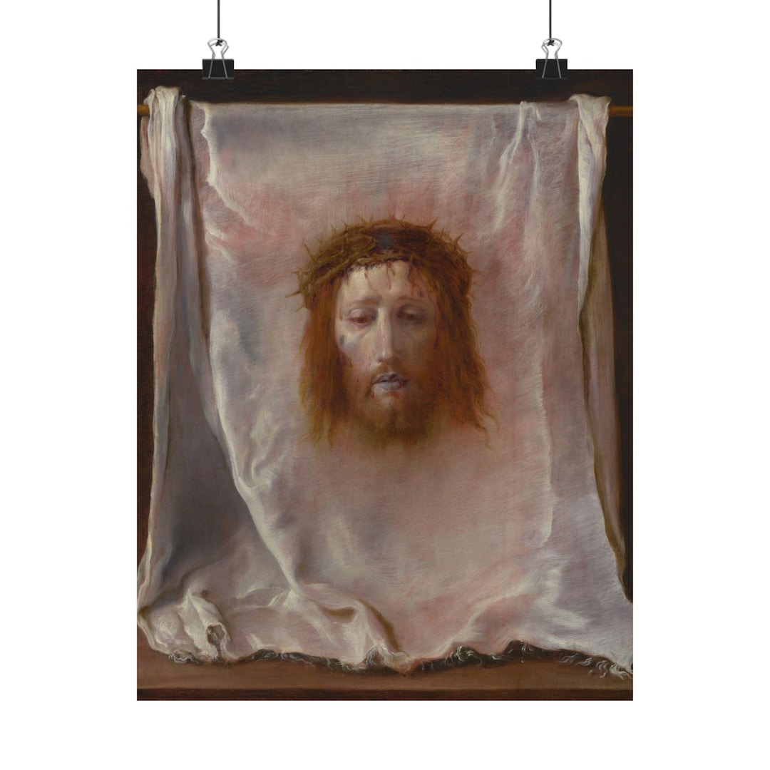 The Veil of Veronica, C. 1618/1622 - Domenico Fetti - Roman - Matte Vertical Poster ...