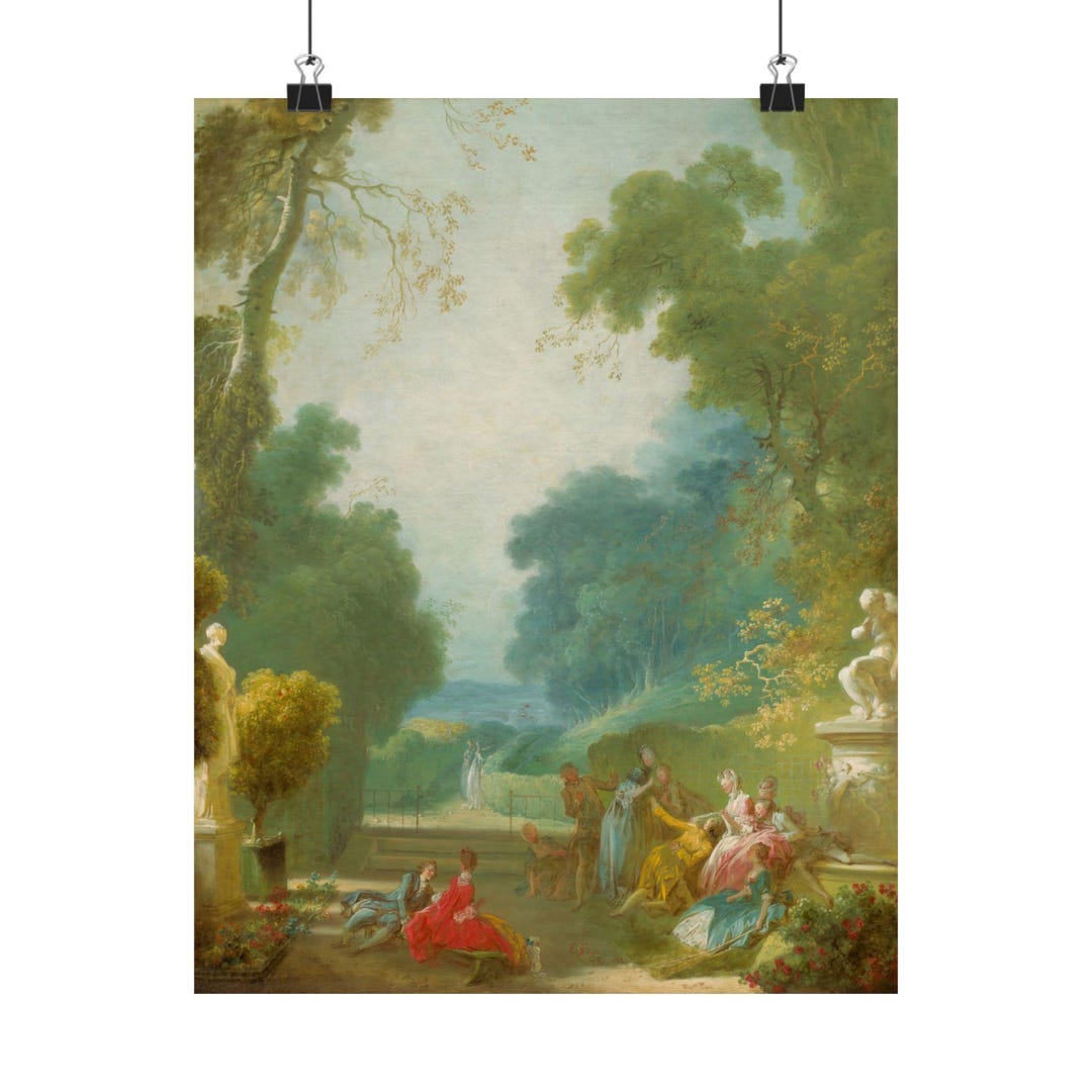 A Game of Hot Cockles, C. 1775/1780 - Jean Honoré Fragonard - French ...