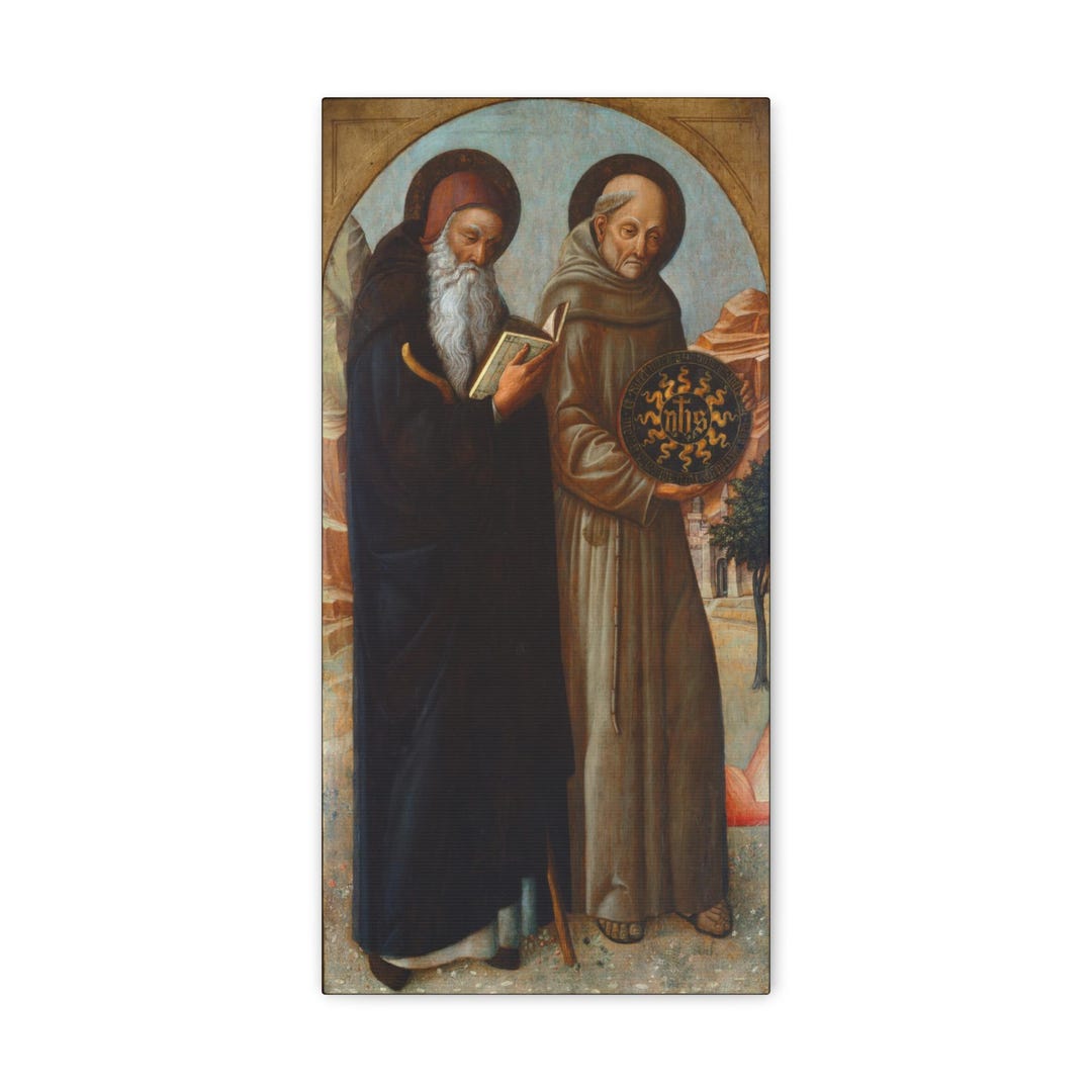 Saint Anthony Abbot and Saint Bernardino of Siena, 1459 - Jacopo ...