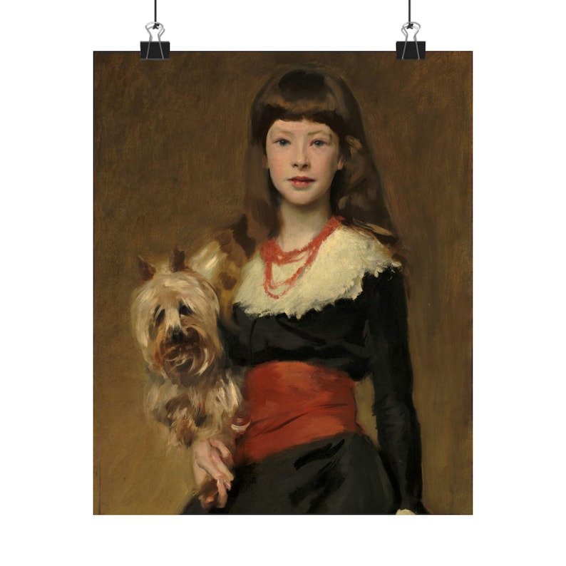 Miss Beatrice Townsend, 1882 - John Singer Sargent - American - Matte ...