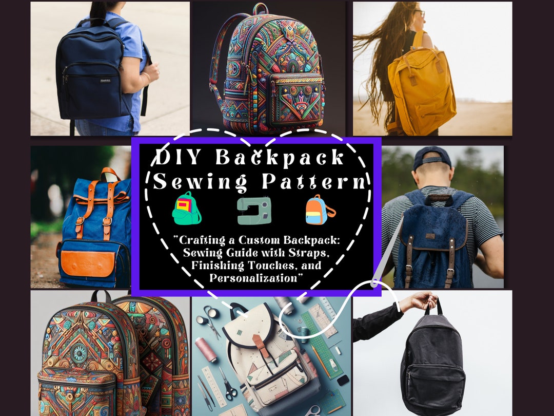 Backpack Sewing Pattern Backpack Patternhomemade Backpack - Etsy