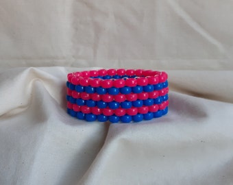 Epic Kandi Disc Cuff Neon Scenecore Kandi Bracelet Ravewear - Etsy