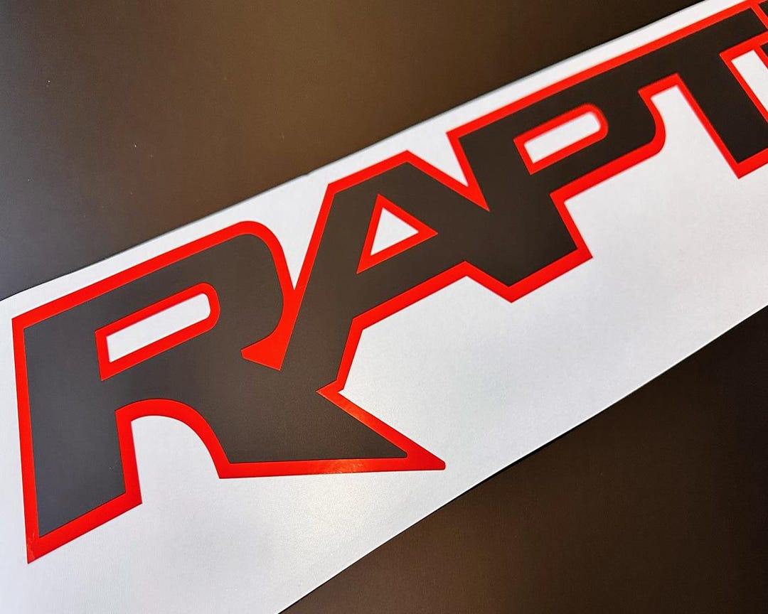 Ford Raptor Custom ART - Bedside Decals 2 Tone ART - Etsy
