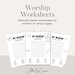 Worship Worksheet, Sermon Notes for Kids, Kids Bible Study Notes ...