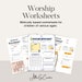 Worship Worksheet, Sermon Notes for Kids, Kids Bible Study Notes ...