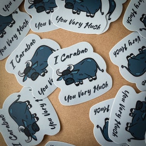 Carabao You Sticker Cute Funny Filipino Pun Die Cut Matte Philippines ...