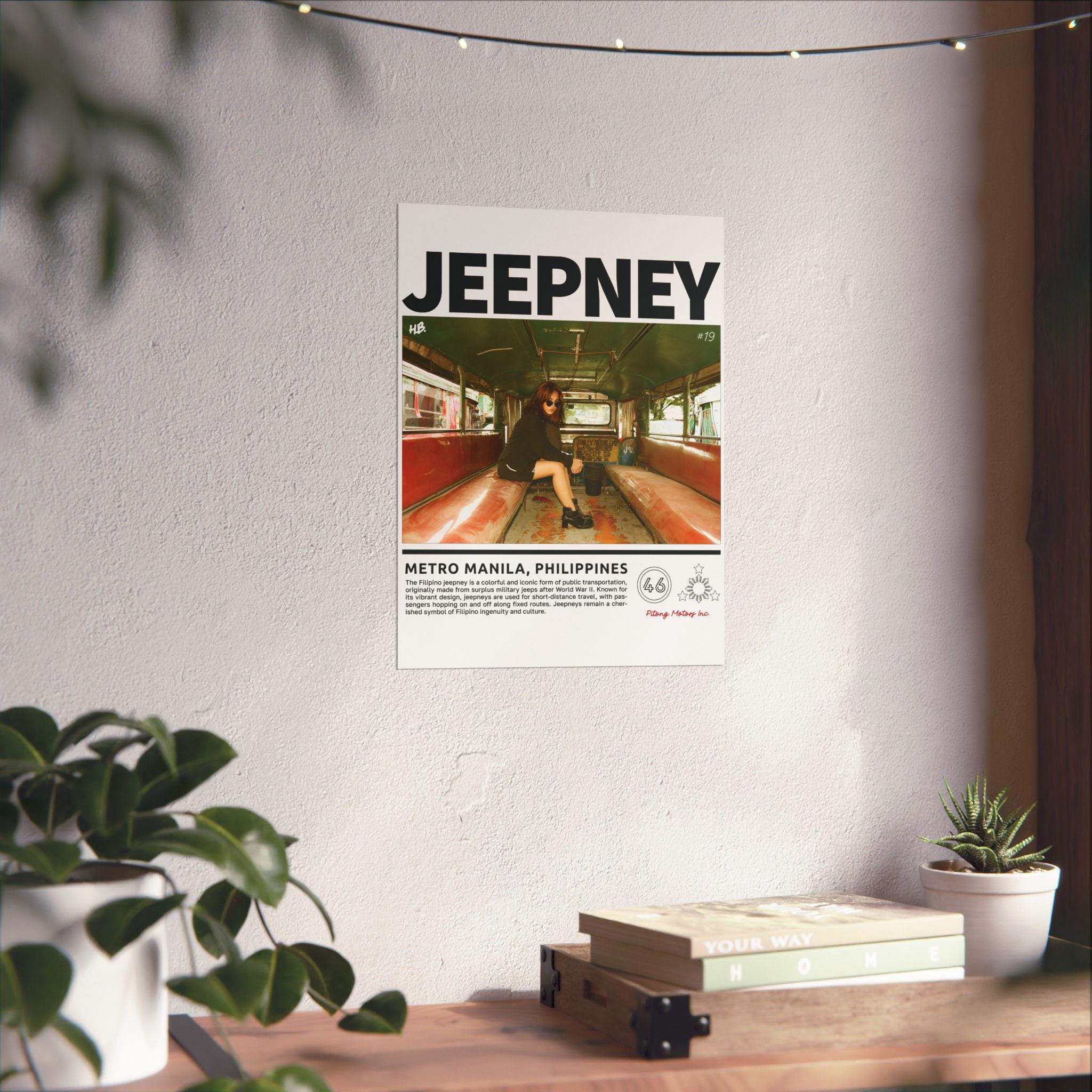 Filipino Jeepney Poster | Manila Philippines Unframed Art Decoration ...