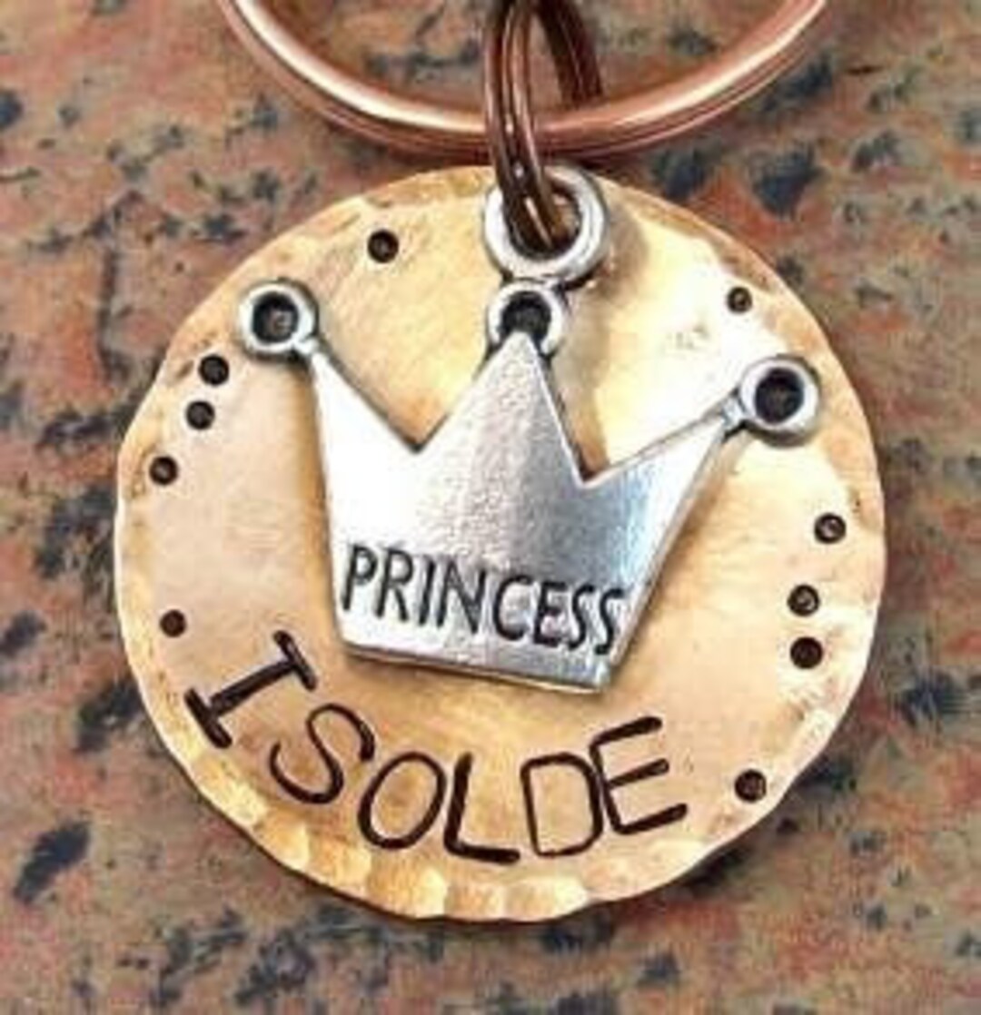 Dog Tag, Dog Tag, Pet Tag, Princess Dog Tag, Crown Tag, Collar Tag ...