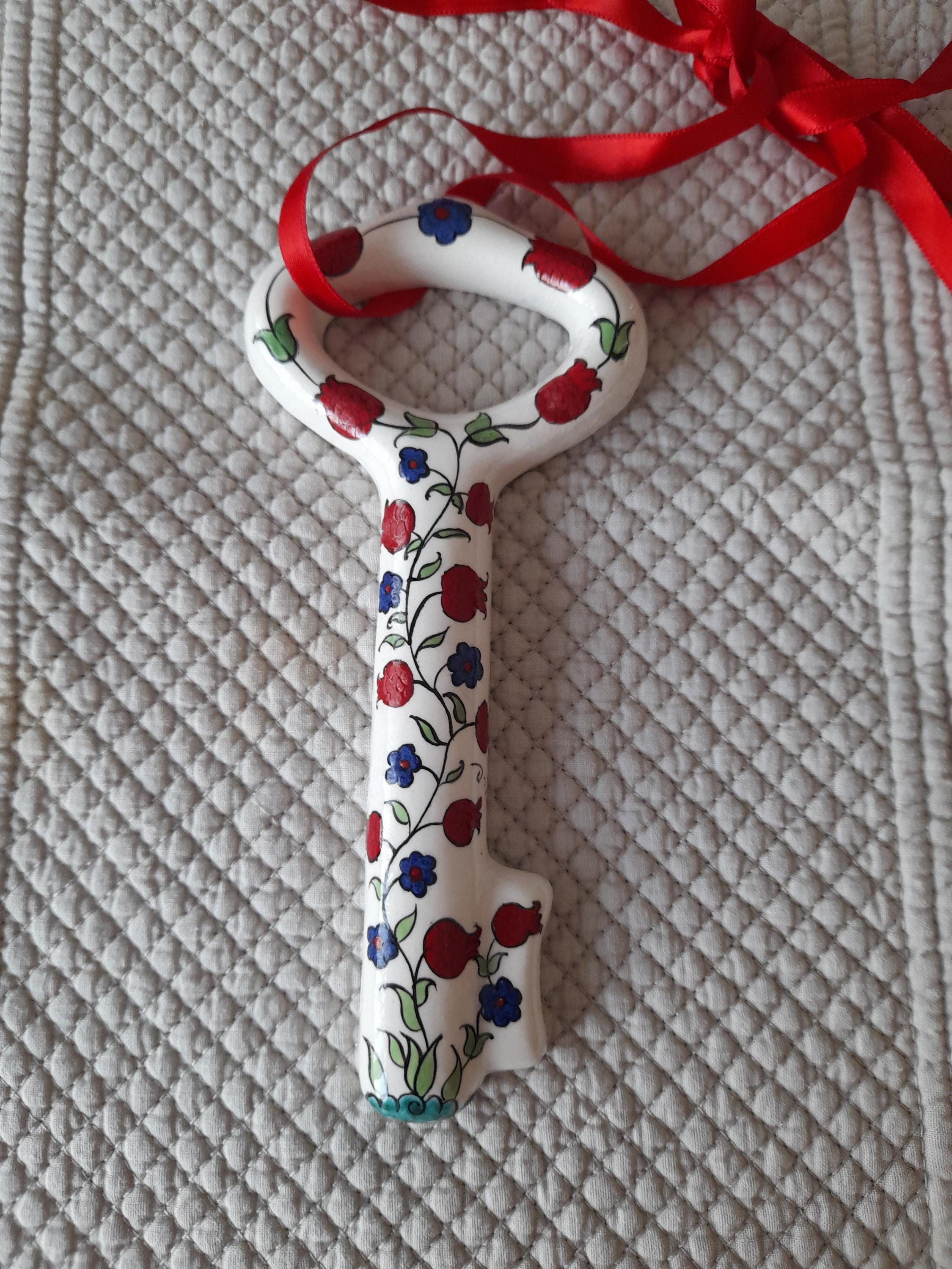 Colorfull Iznik Ceramic Key, Home Decor - Etsy