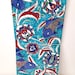 Handpainted Iznik Ceramic Tile Wall Panel: Fish & Floral Design - Etsy