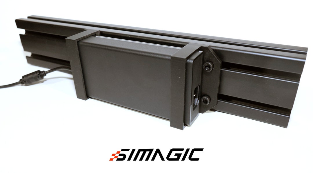 Simagic Alpha / Alpha Mini Power Brick Mount for Aluminum Profile Sim Rigs - Fits FJ ...