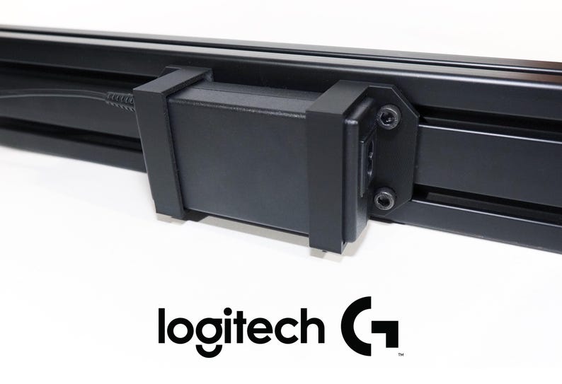 Logitech G29 G920 G923 Power Brick Mount for Aluminum Profile Sim Rigs ...