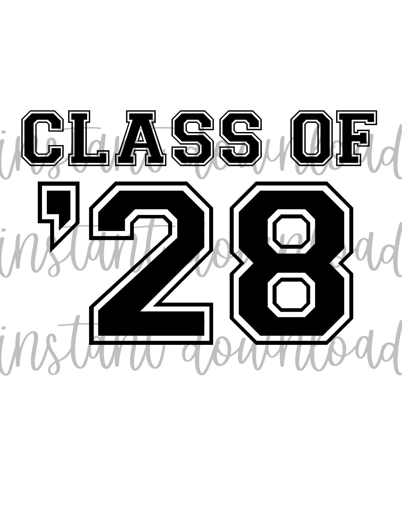 Class of SVG PNG - Back to School - Shirt - Sweatshirt - Graduation ...