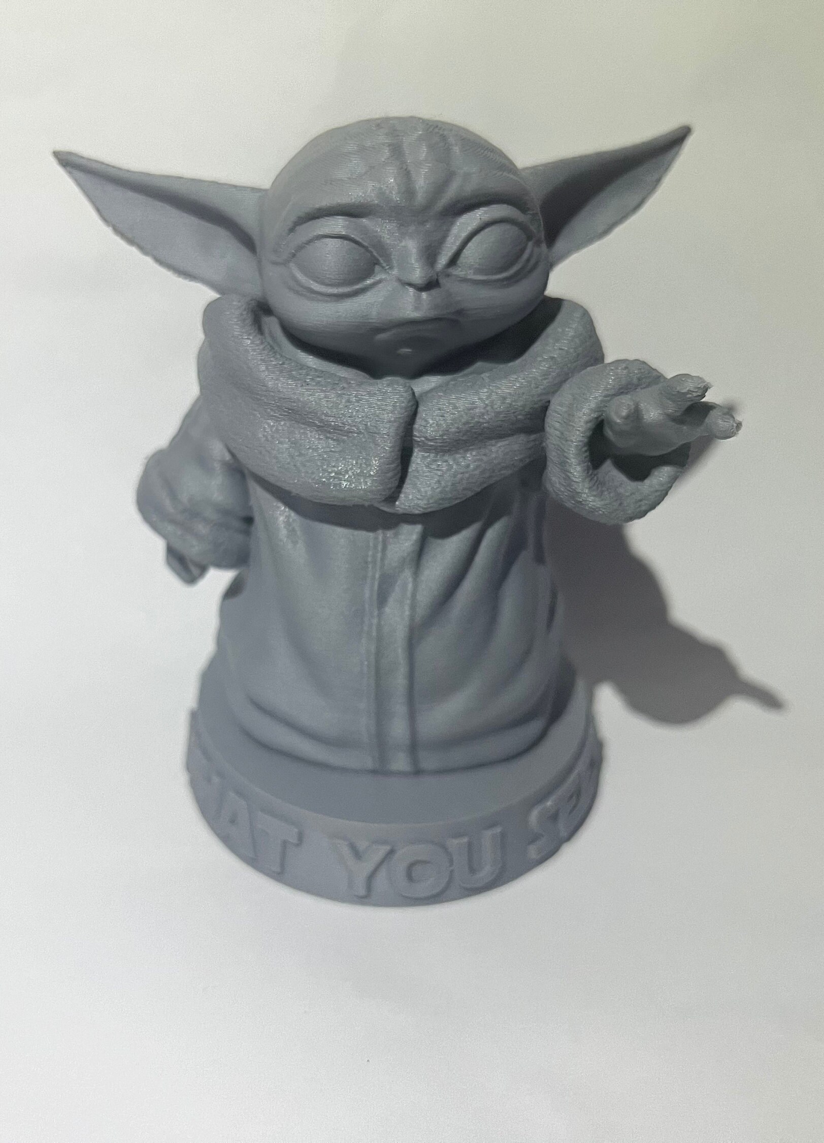 Baby Yoda Statue Star Wars With Color Options - Etsy