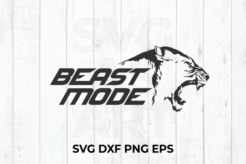 Beast Mode SVG Vector Cut File - Etsy