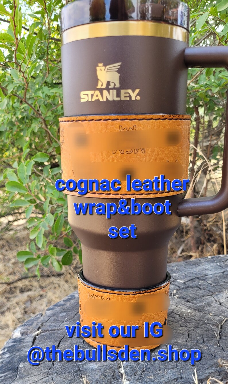 Stanley 40oz H2.0 Leather Boot & Wrap - Etsy