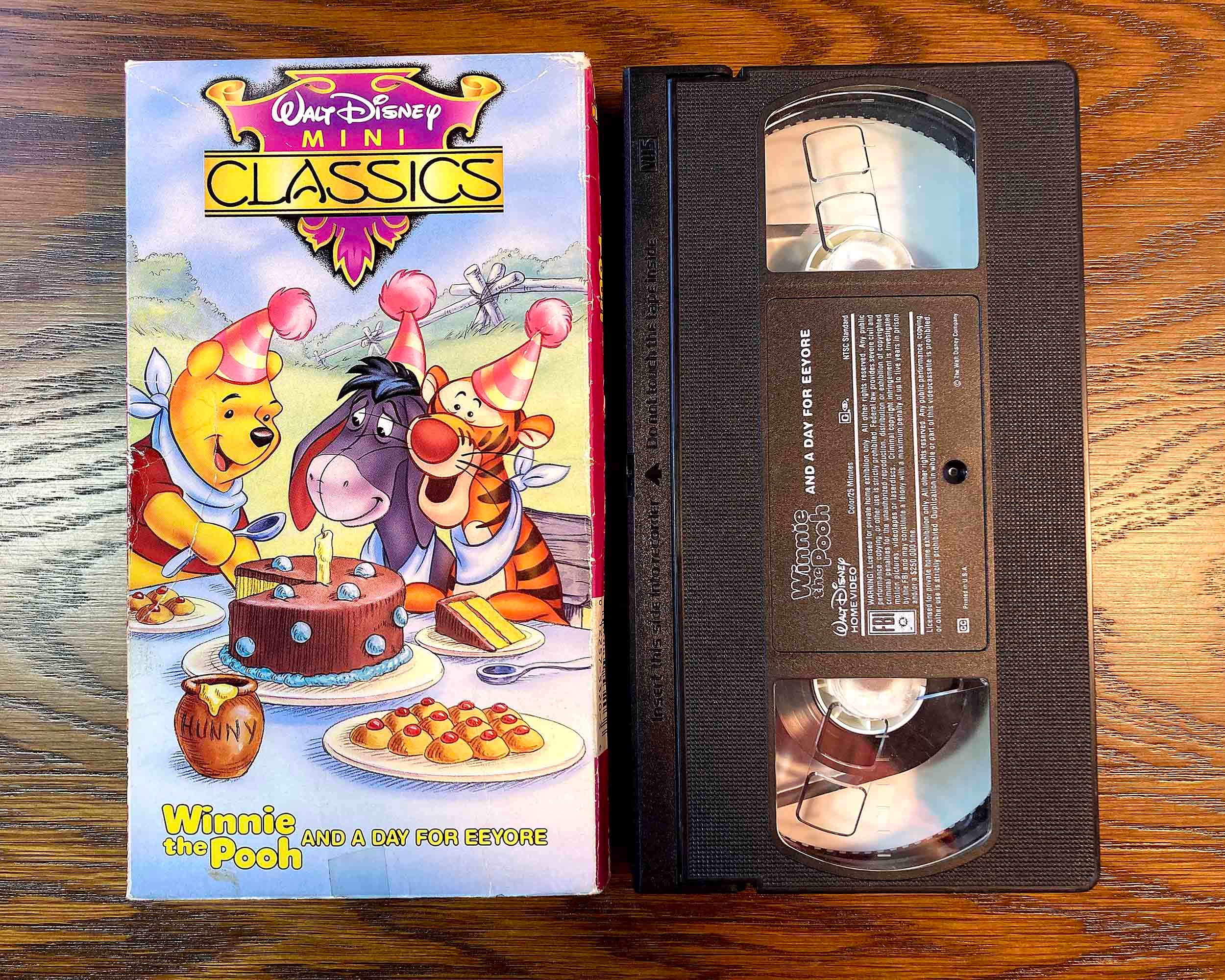 Walt Disney Mini Classics: Winnie the Pooh and A Day for Eeyore Format VHS 25 Min 1990s - Etsy
