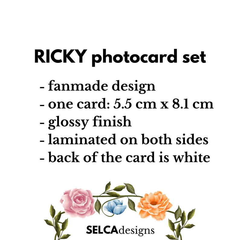 RICKY Photocard Set Zerobaseone Zb1 Merch Kpop Gift - Etsy