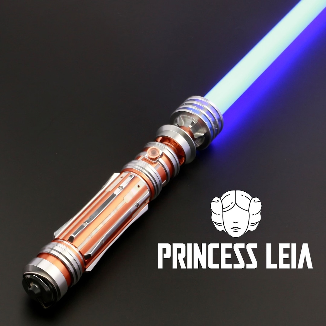 Star Wars Princess Leia Lightsaber Neopixel Blade Jedi - Etsy