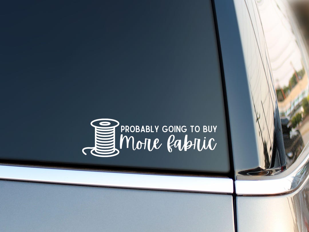 Seamstress Decal | Quilt Decal for Car | Sewing Vinyl Decal | Love to ...