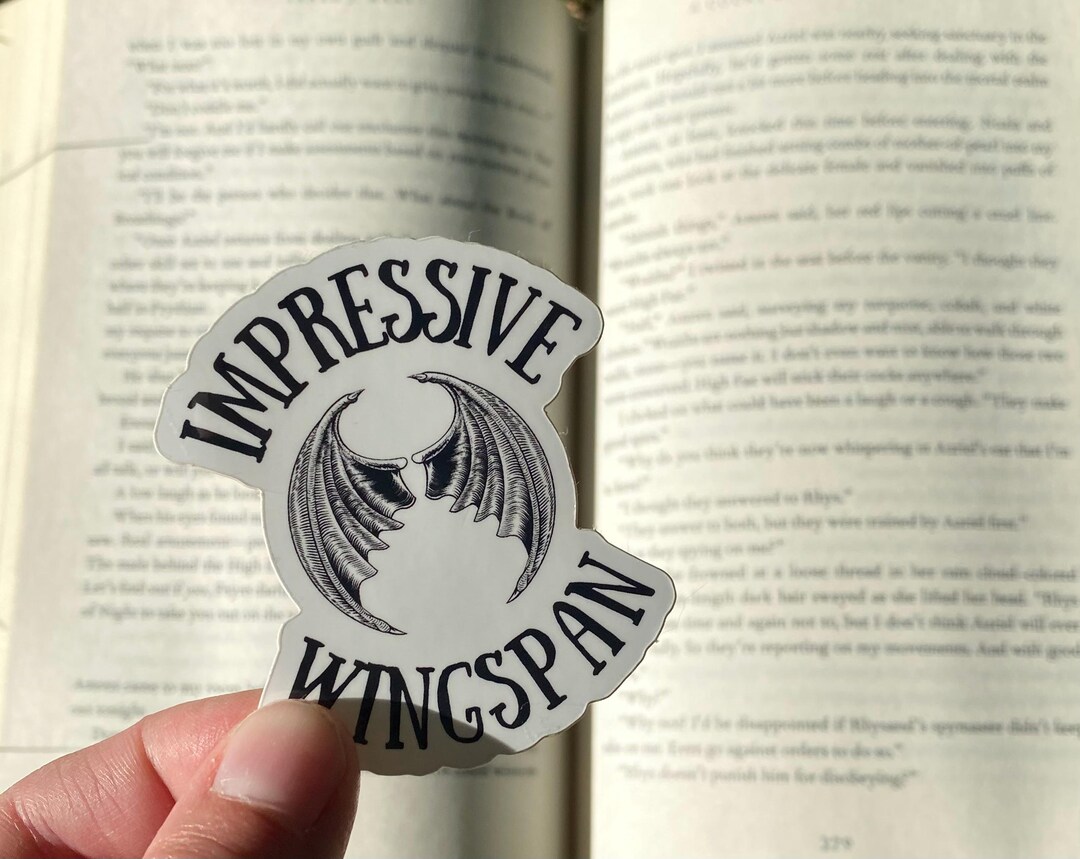 ACOTAR Stickers | Impressive Wingspan | SJM Merch | Sjm Stickers ...
