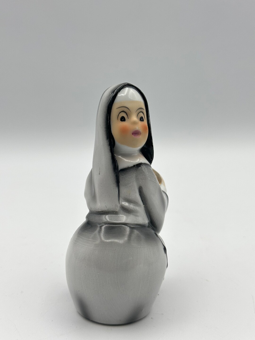Geo Z Lefton Hand Painted Mid Century Nun Playing Baseball - Etsy