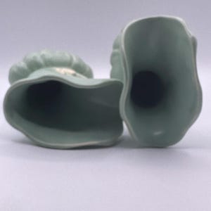 Vintage Weller Pottery Cameo Cornucopia Vases - Etsy
