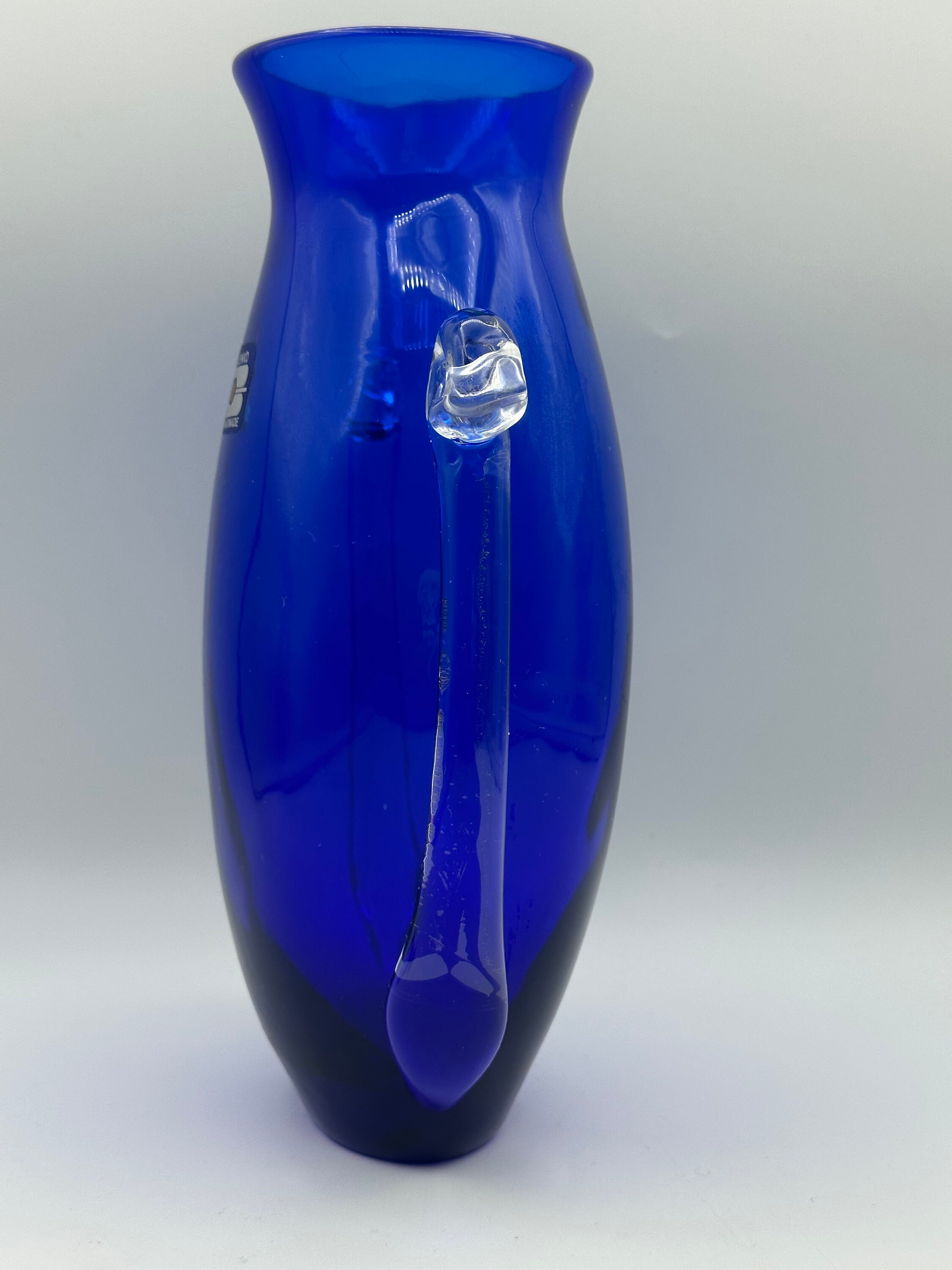 RARE: Vintage Blenko Handmade Millennium Cobalt Blue Signed Art Glass Vase (590/2000) - Etsy