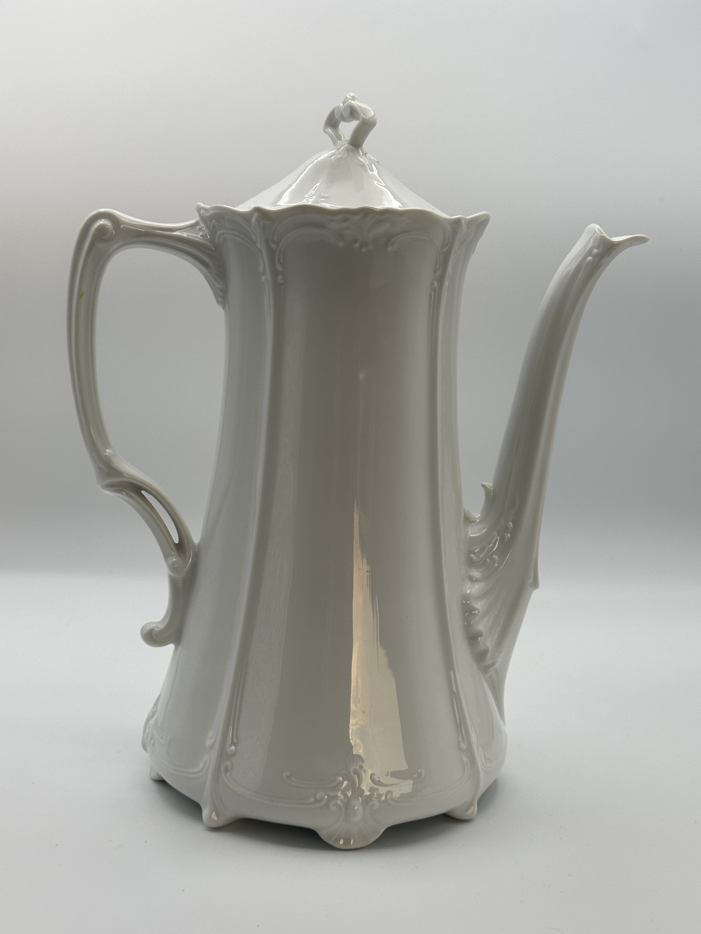 Baronesse Large White Tirschenreuth Bavaria Teapot - Etsy