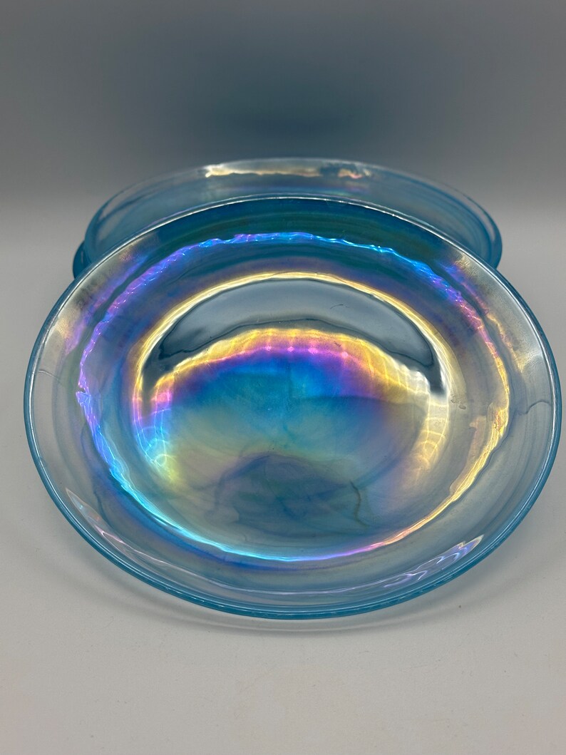 Artistic Accent 8.5" Blue Swirl Plates Set of 6 - Etsy